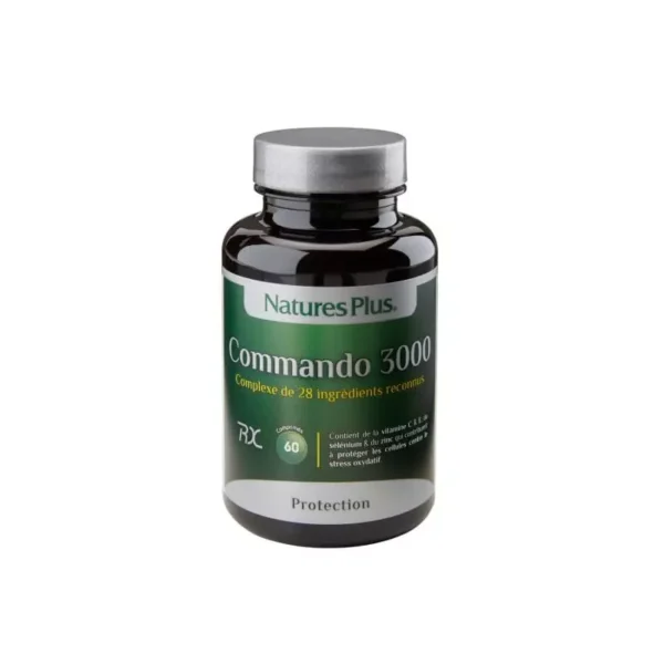 Commando 3000 – 60 Comprimés – Nature’s Plus – Complexe Antioxydant et ...