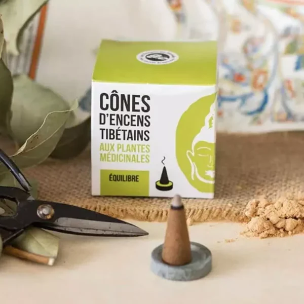 Cônes d’Encens Tibétains Équilibre – Genévrier & Plantes Médicinales ...